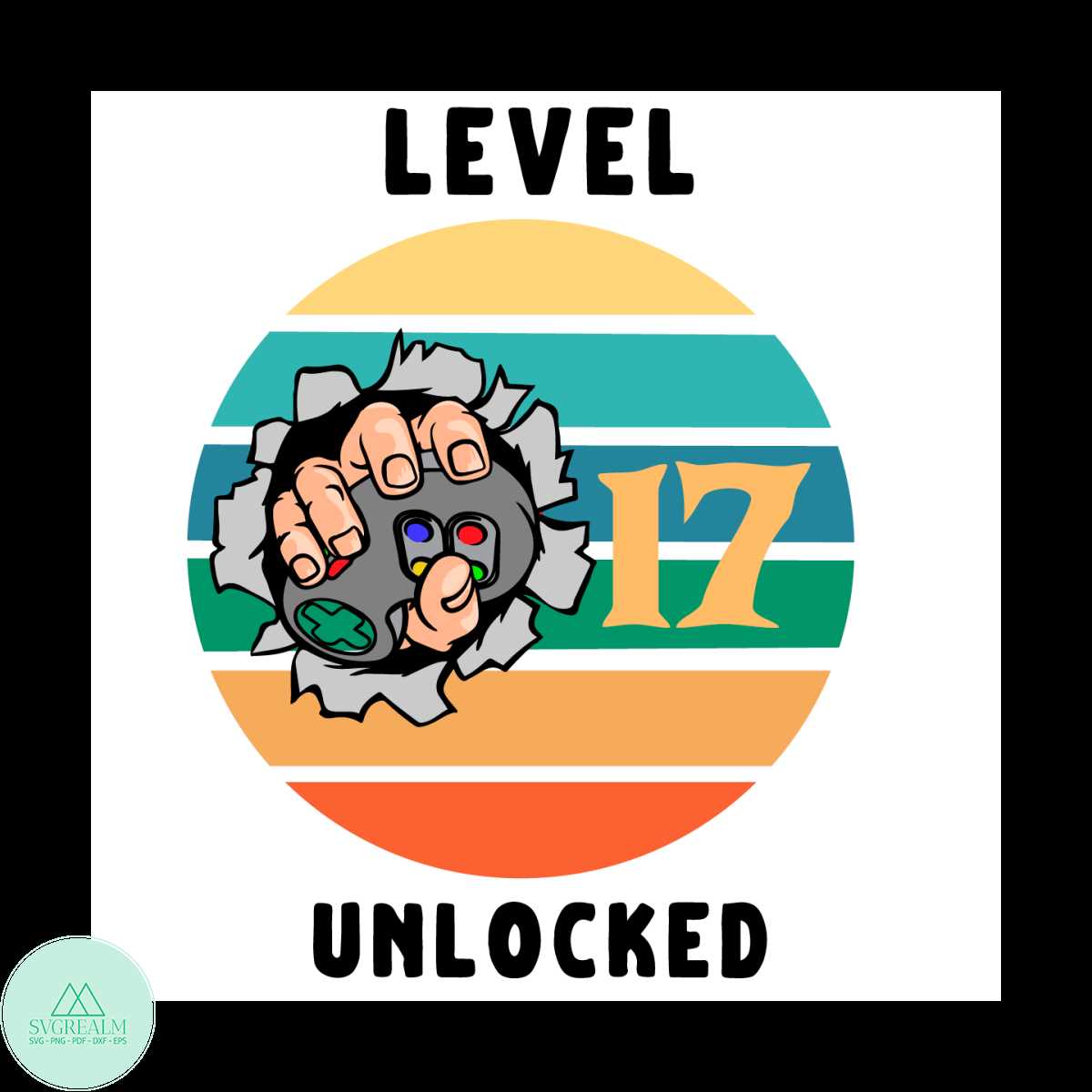Level 17 Unlocked Svg, Birthday Svg, 17th Birthday Svg, 17 Y | Inspire ...