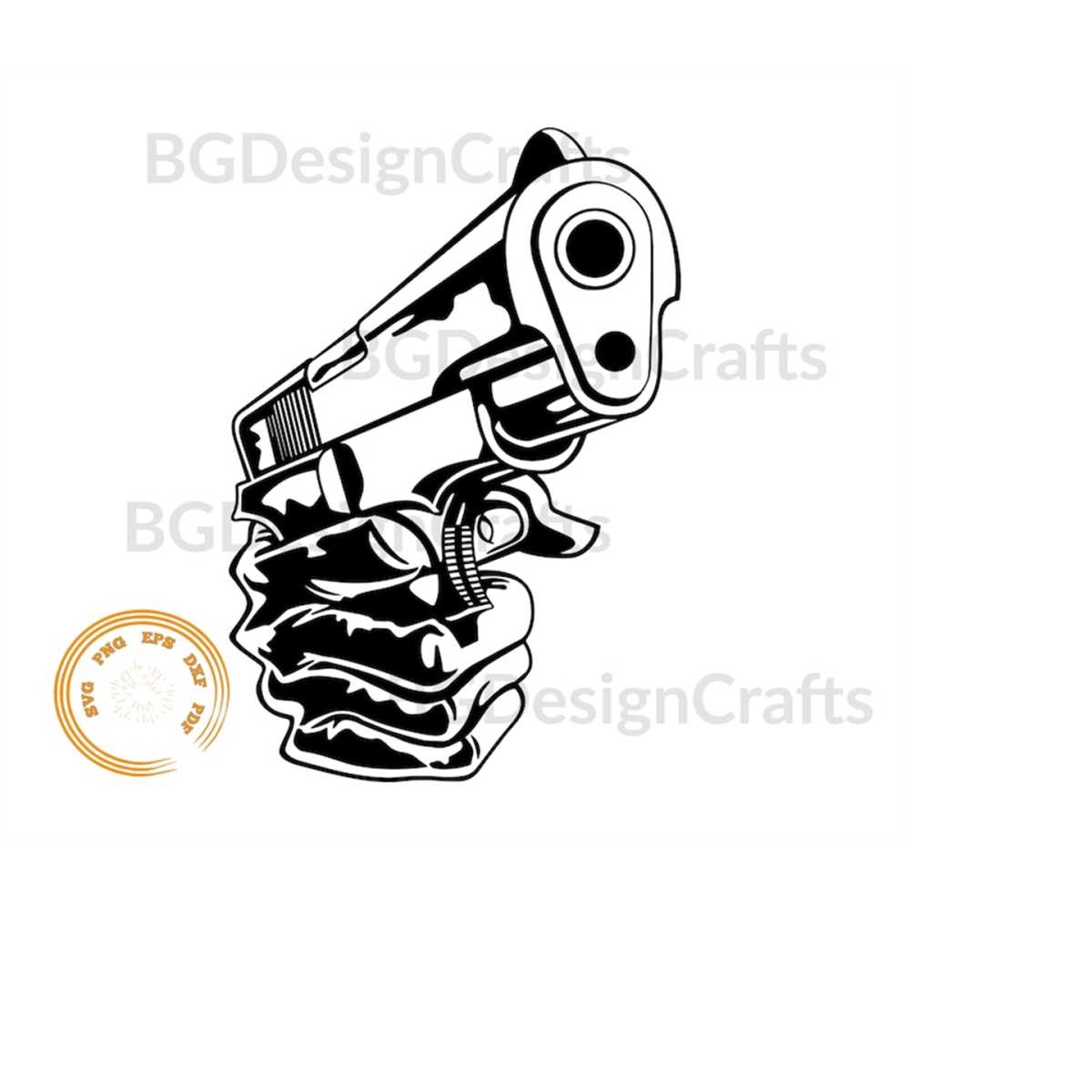 Gun in Hand, Pistol Svg, Gun Svg, Pistol Gun svg, Shotgun sv - Inspire ...