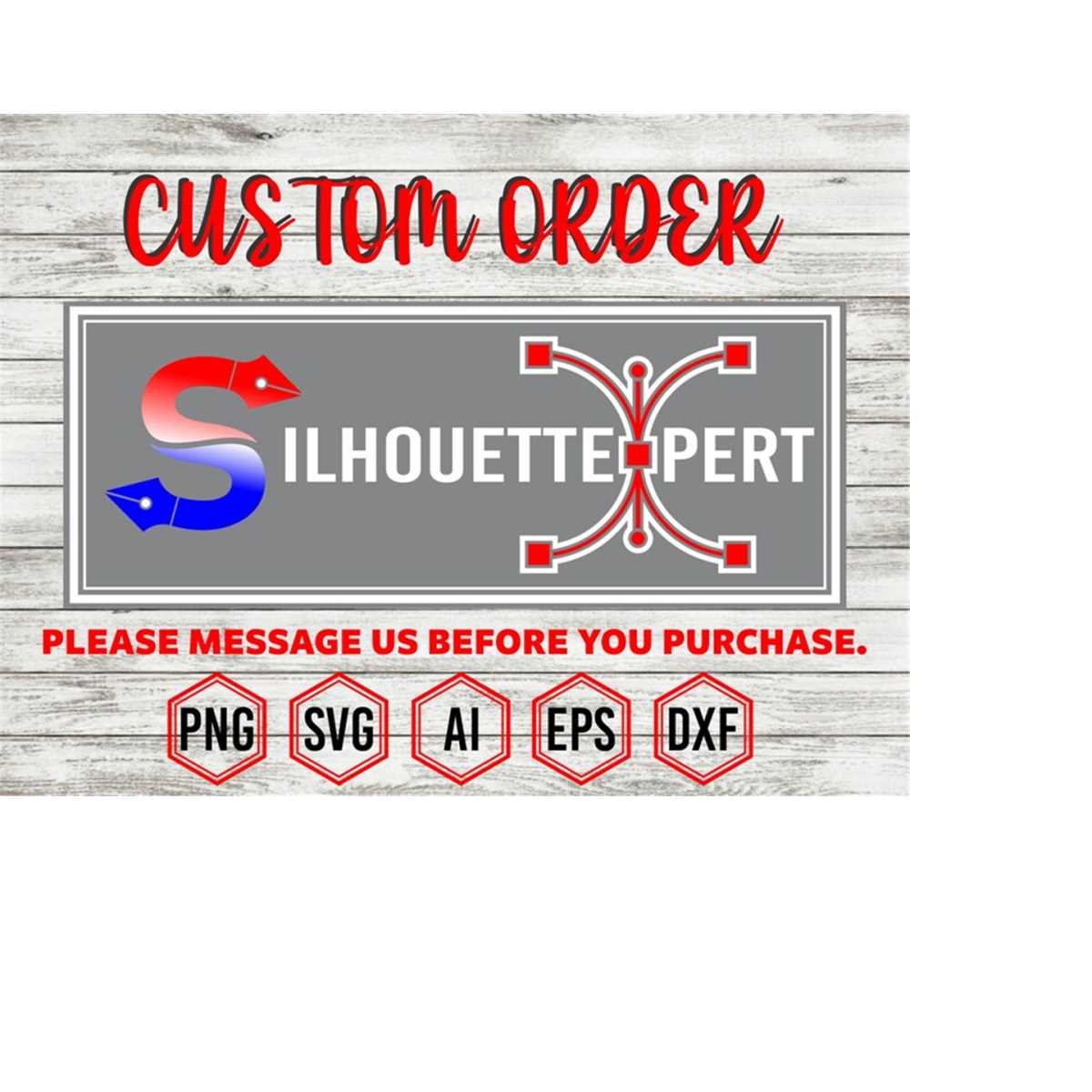 Custom Order Service, Image to Vector svg - Silhouette, Vect - Inspire ...