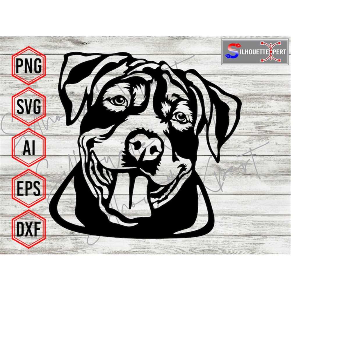 American Pitbull svg, Pitbull Face svg, American Bully svg, | Inspire ...