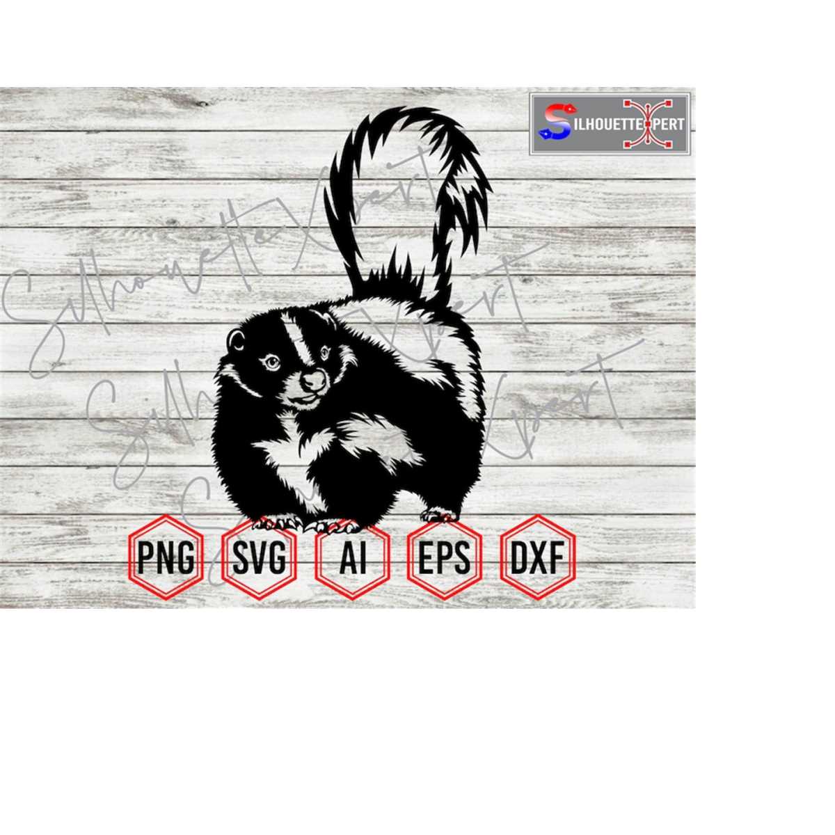 Skunk svg, Skunk Silhouette, Skunk png - Vector, Cameo, Cric - Inspire ...