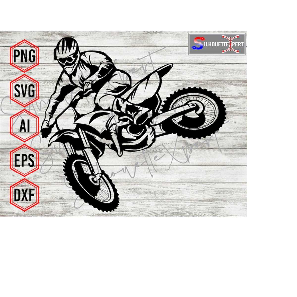Jumping Motocross svg, Motorcycle svg, Dirt Bike svg, Mud Li - Inspire ...