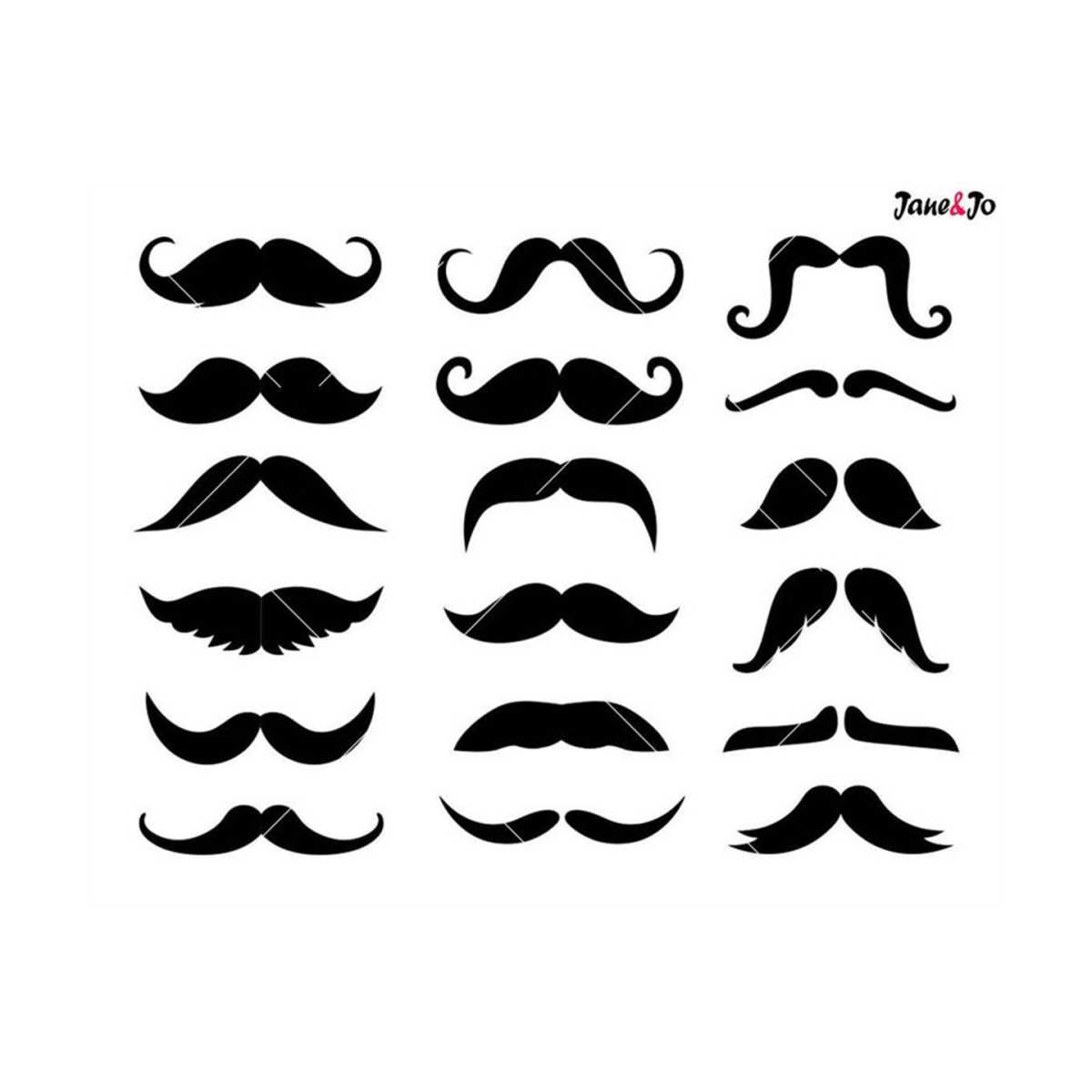 Mustache SVG,Mustaches Svg,Moustache Cutting File,Mustache c | Inspire ...