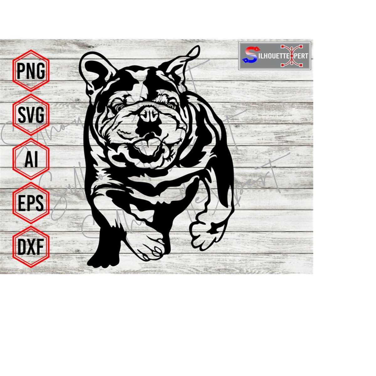 Playing English Bulldog svg, Playing Dog svg, Bulldog svg, D - Inspire ...