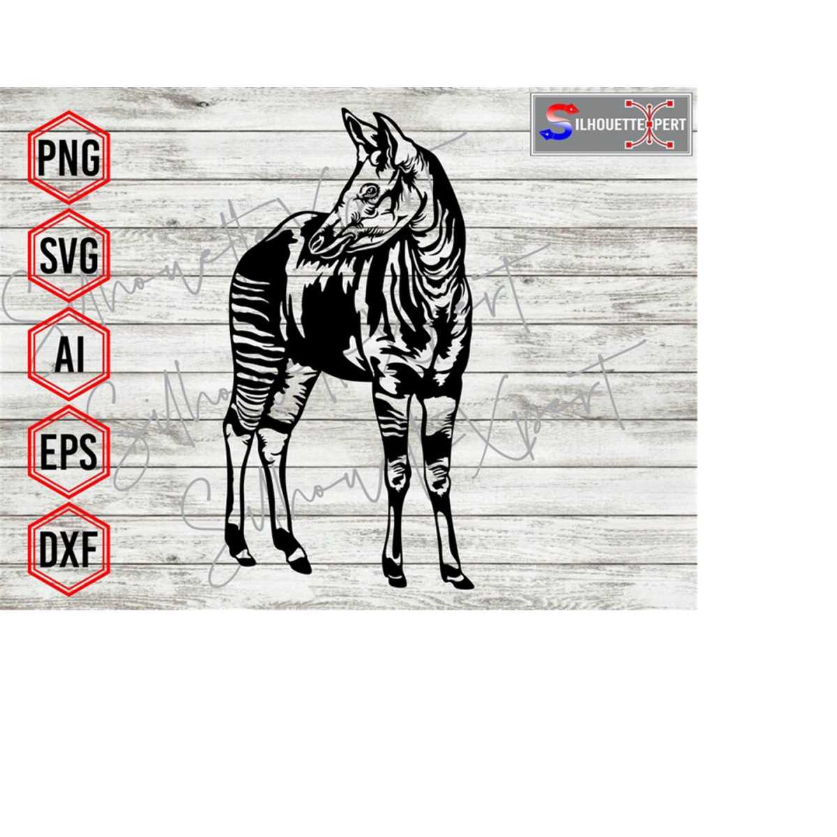 Standing Okapi svg, Okapi svg, Horse svg, Animal svg - Clipa | Inspire ...