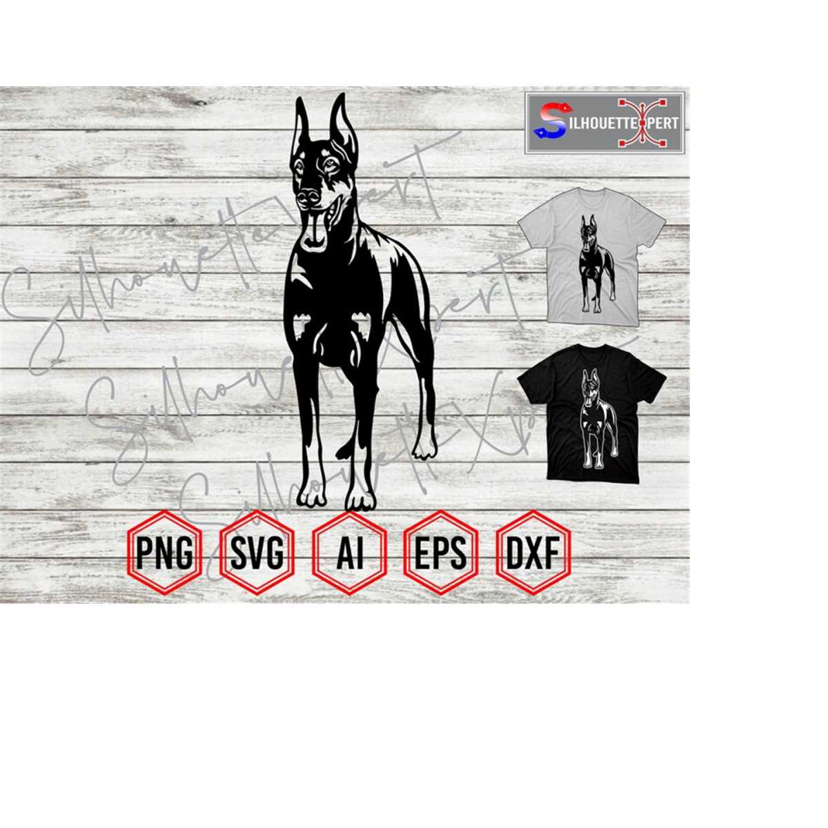 Standing Dog svg, Doberman Silhouette 2, Doberman svg, Dog s - Inspire ...