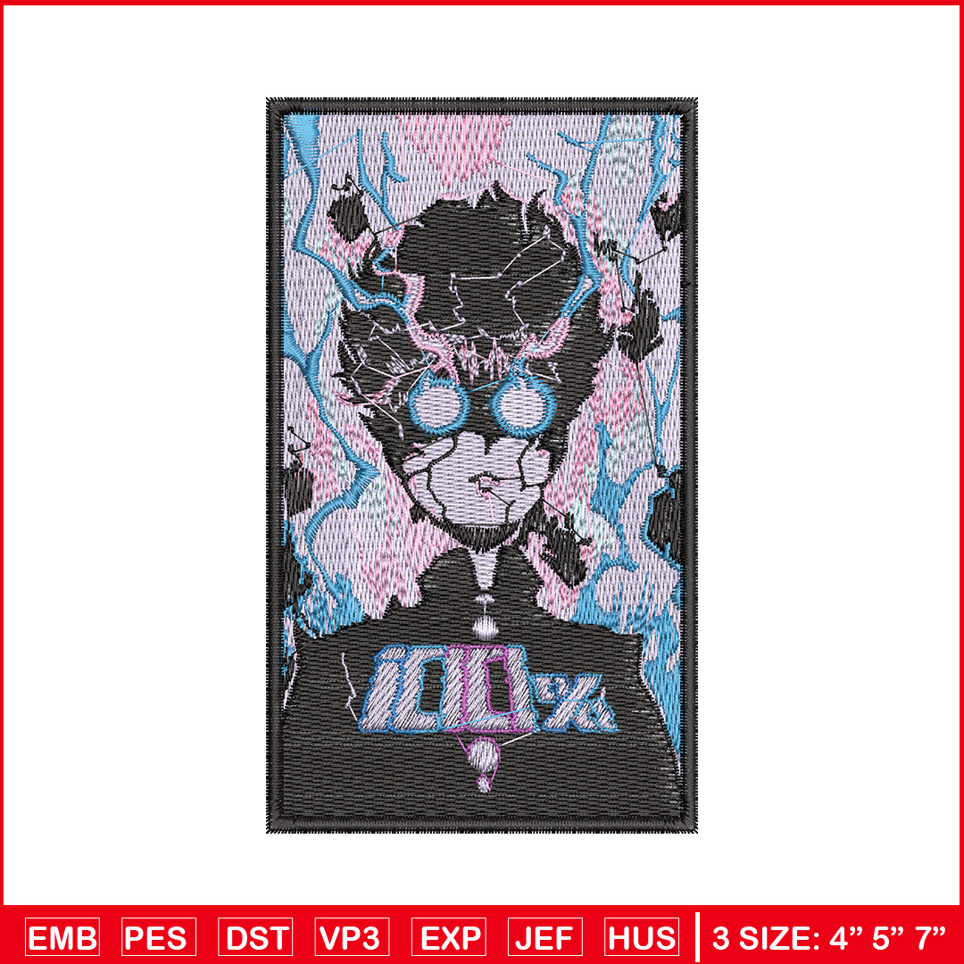Mob poster embroidery design, Mob psycho embroidery, Anime d | Inspire ...
