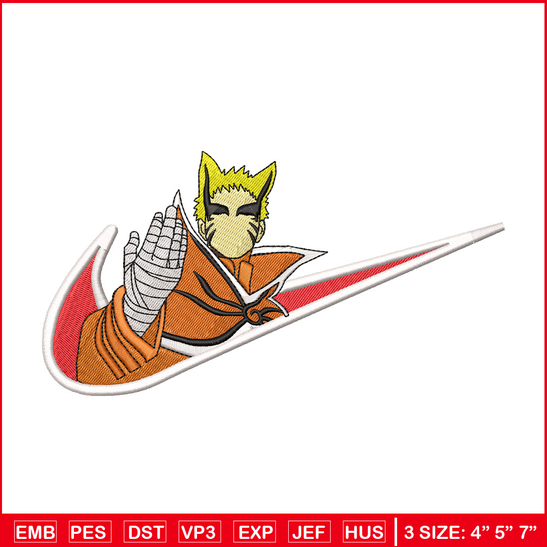 Naruto nike embroidery design, Naruto embroidery, Nike desig - Inspire ...