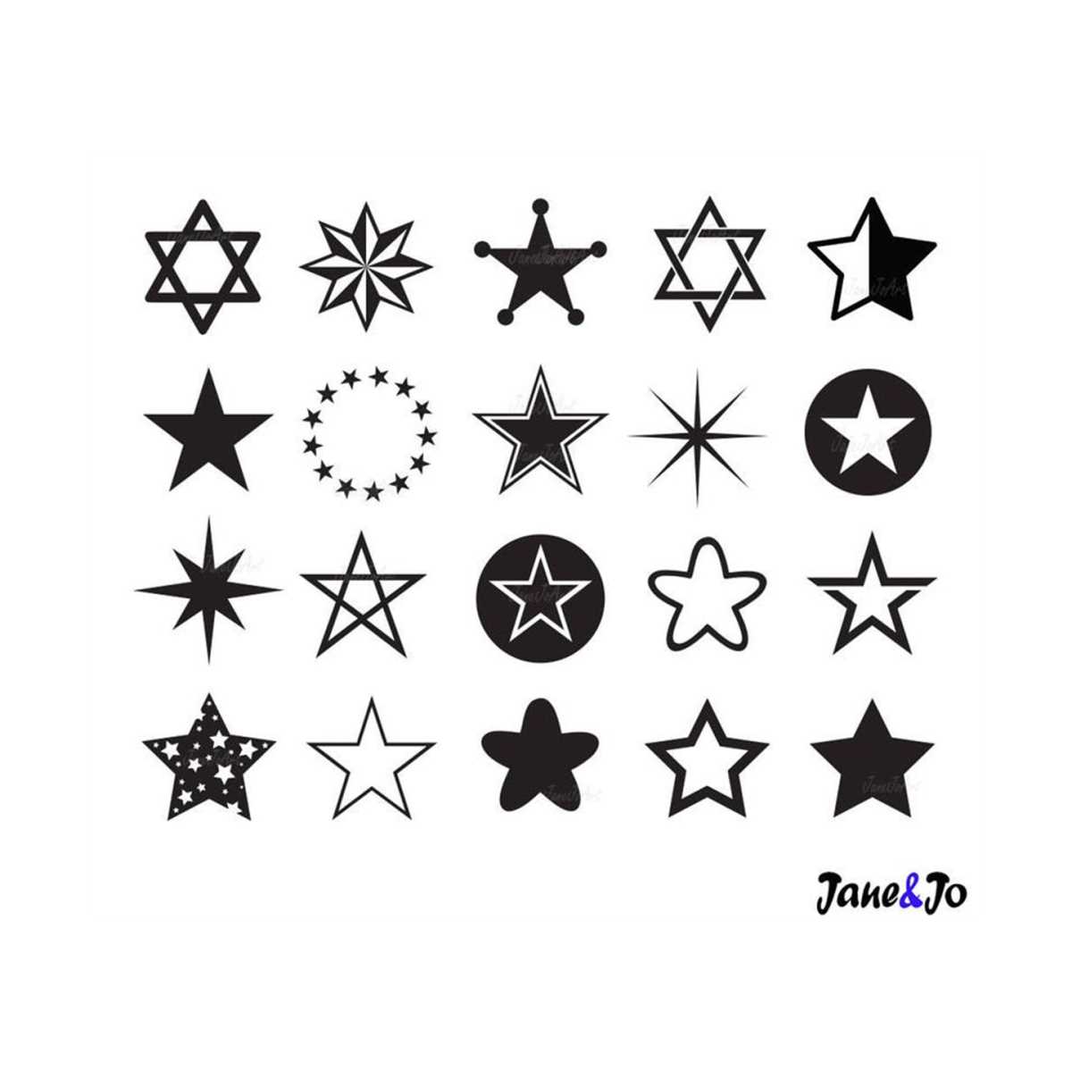 Star SVG , star clipart, Star Svg, dxf, png, pdf, eps, star - Inspire Uplift