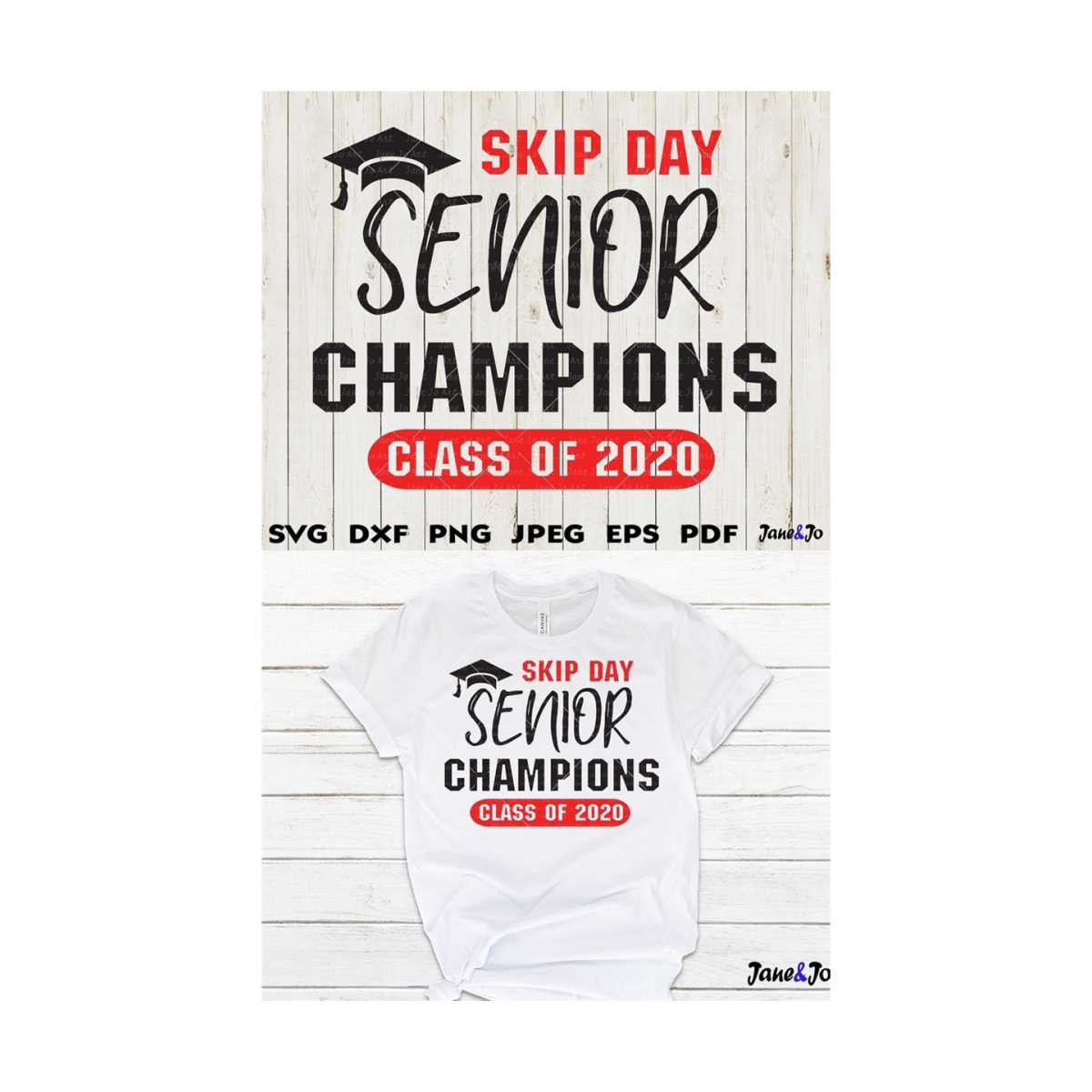 Senior Skip Day Champions Class Of 2020, Senior SVG ,Seniors - Inspire ...