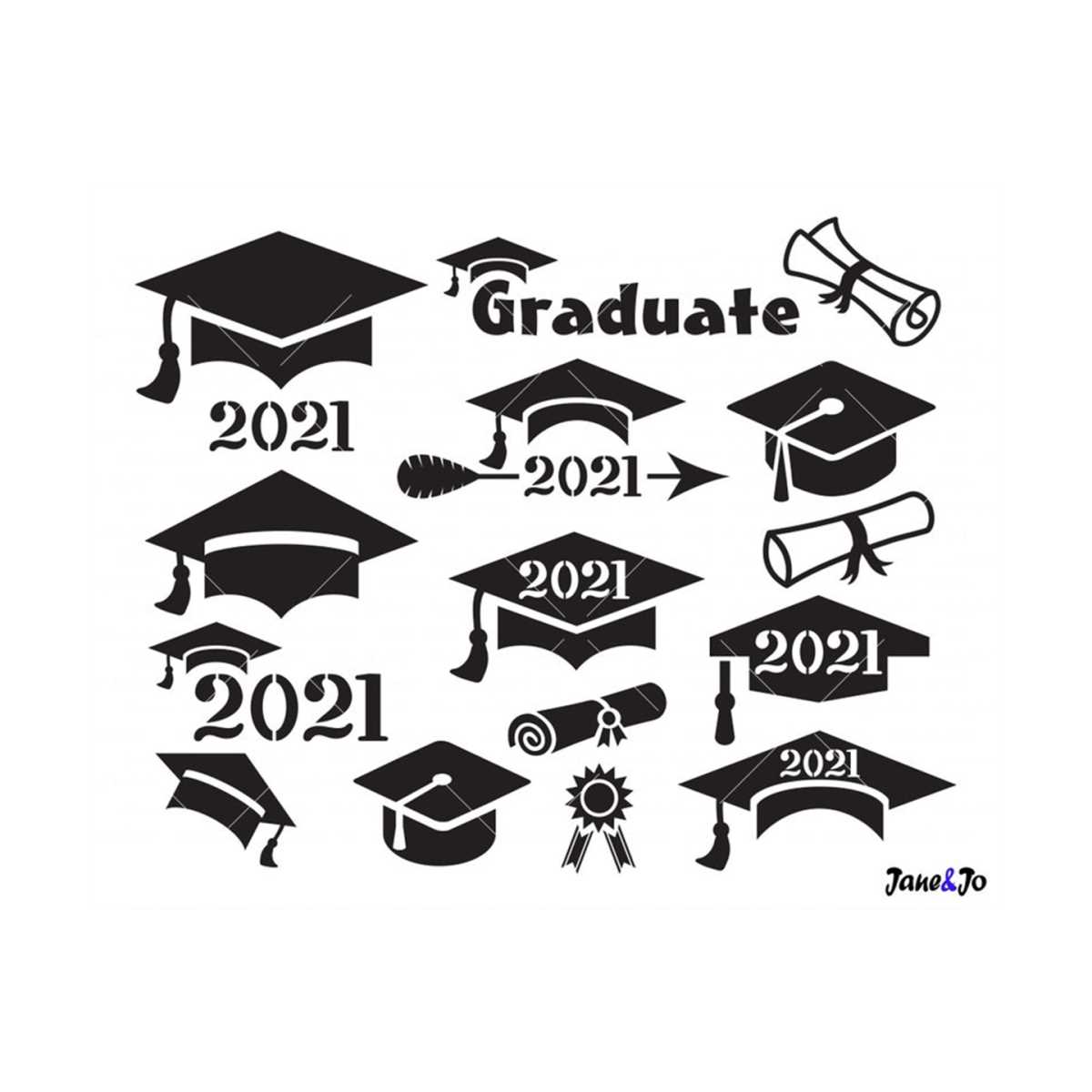 Graduation 2021 SVG ,Graduation Cap SVG,Graduation Svg Cut f - Inspire ...