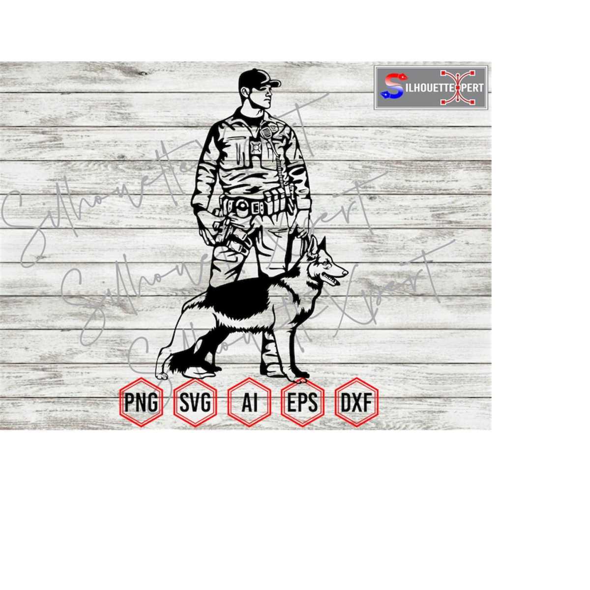 K9 Handler svg/ German Shepherd svg/ Police K9 svg / K9 unit - Inspire ...