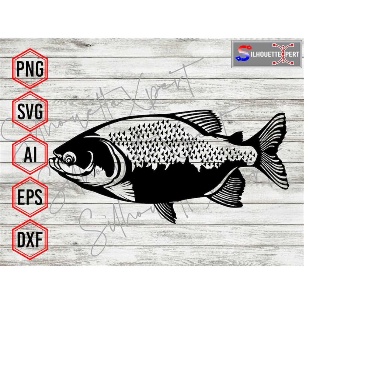 Pacu Fish svg, Fish svg, Ocean svg, Aquarium svg, Fish Art - - Inspire ...