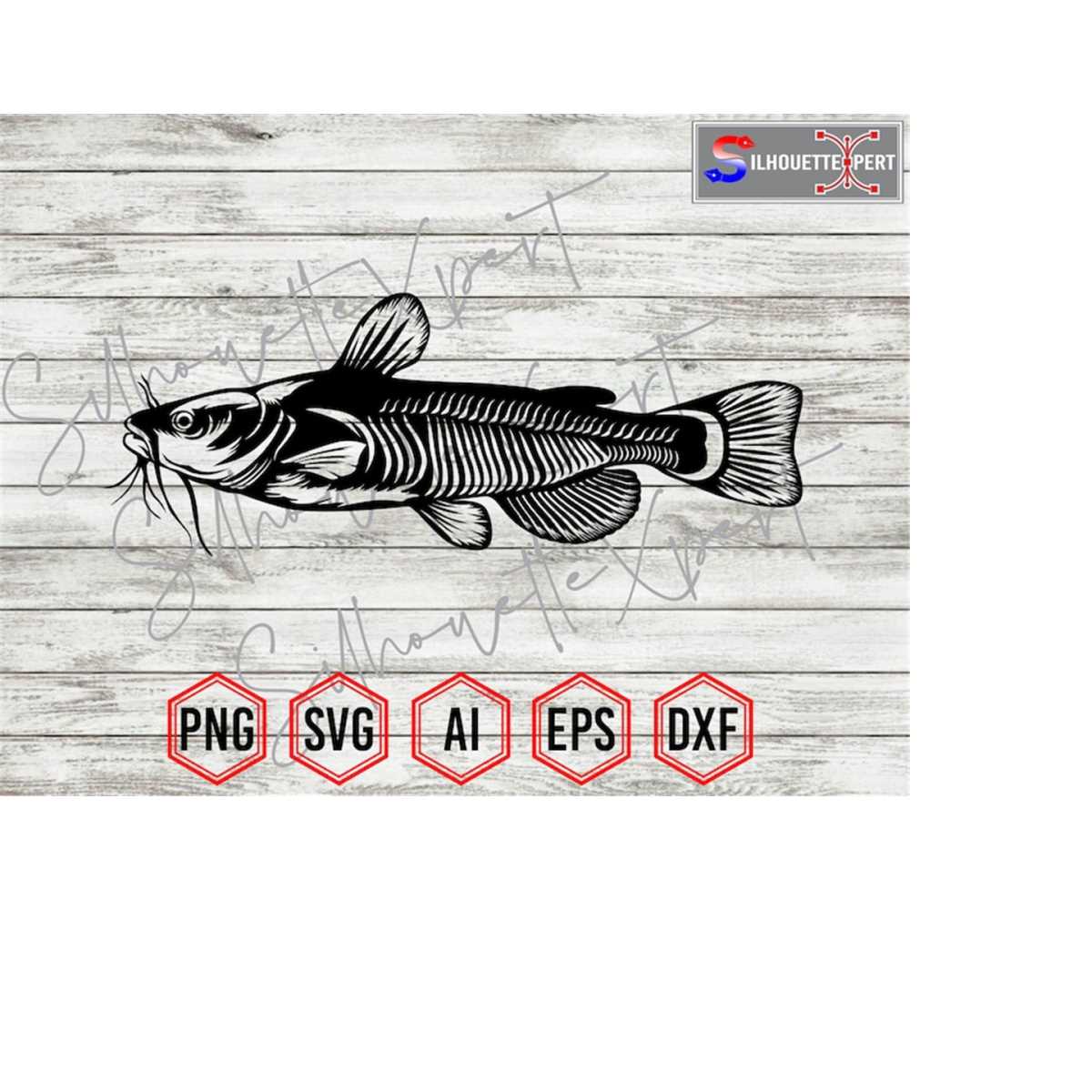 Black Bullhead svg, Cat Fish svg, Fishing Shirt svg - Clipar - Inspire ...