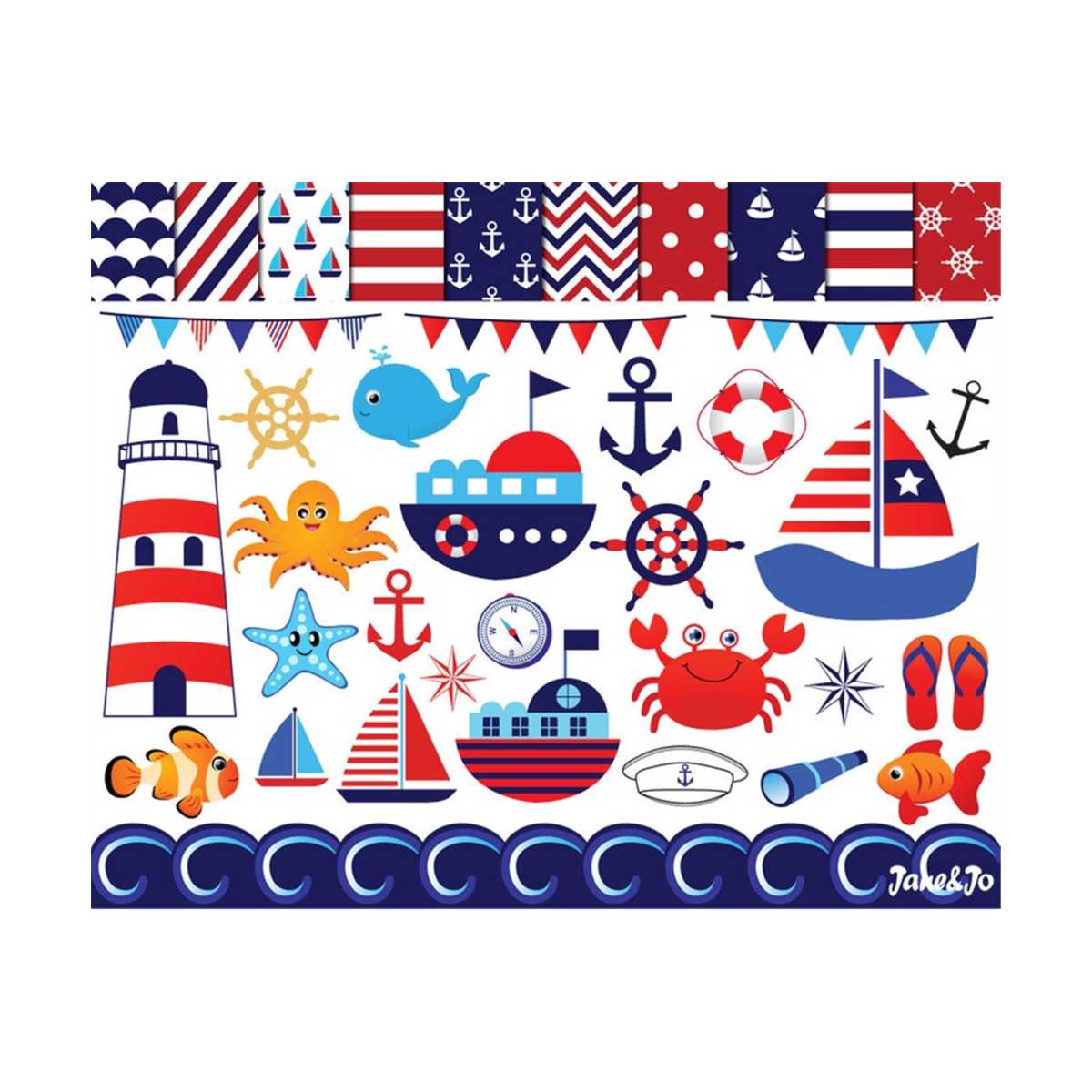 Cute Nautical Clip Art