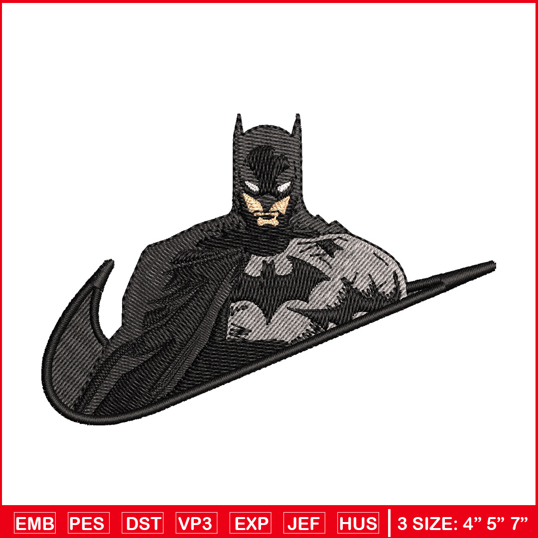 Nike batman embroidery design, Batman embroidery, Nike desig | Inspire ...