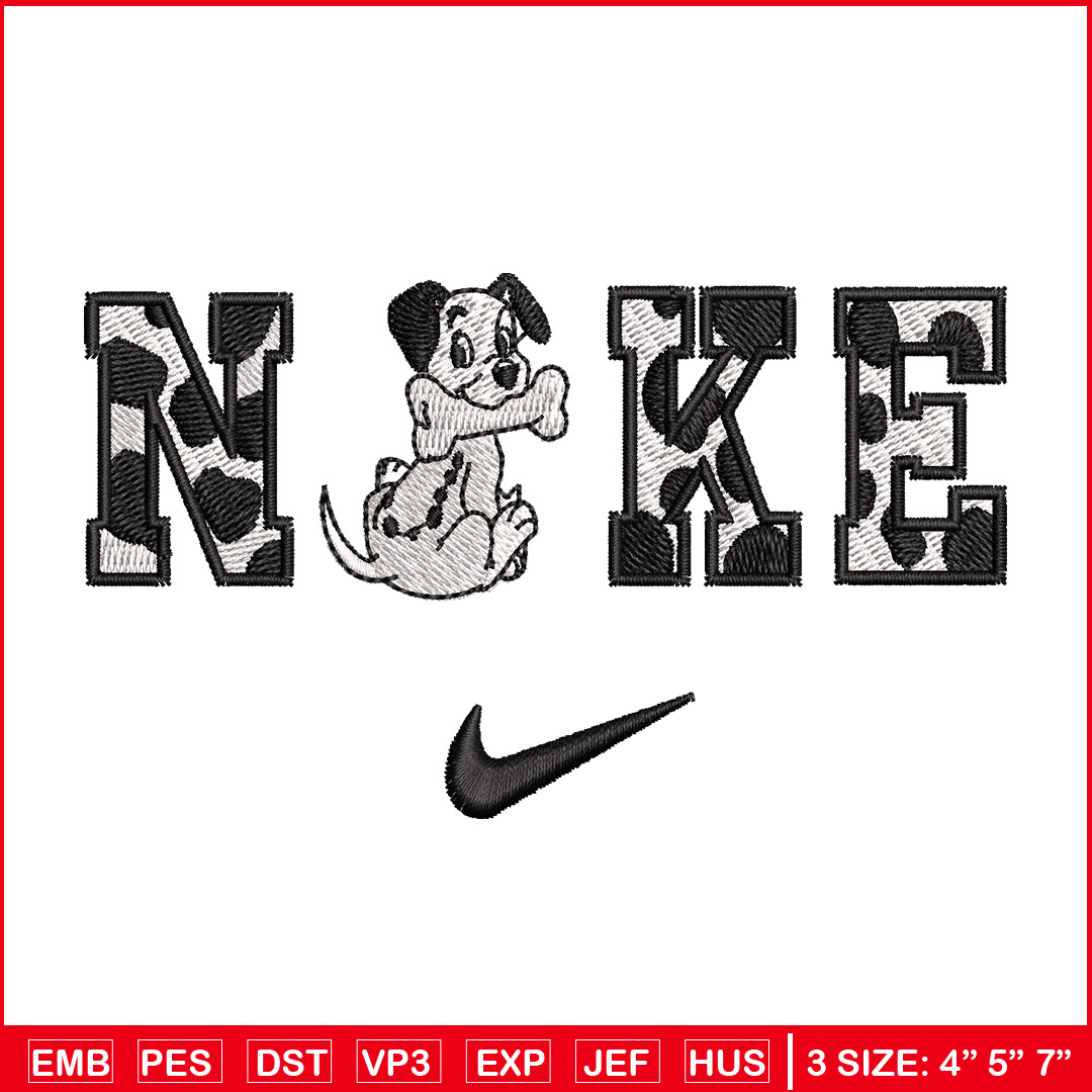 Nike dog embroidery design, Nike embroidery, Anime design, E | Inspire ...