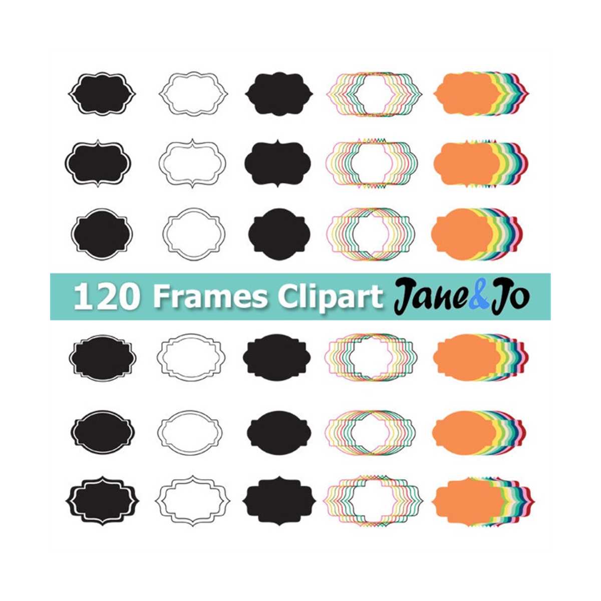 120 Frame Clipart , Digital Frames Clip Art ,Frame Clip Art | Inspire ...