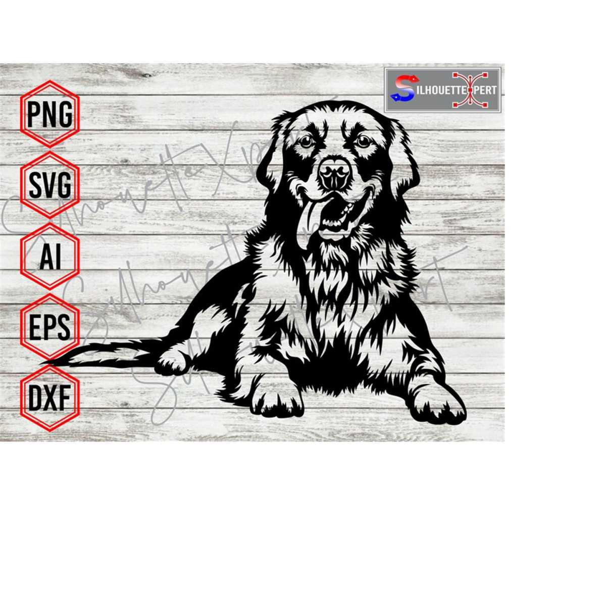 Peeking Golden Retriever svg, Smiling Dog svg, Animal svg, | Inspire Uplift