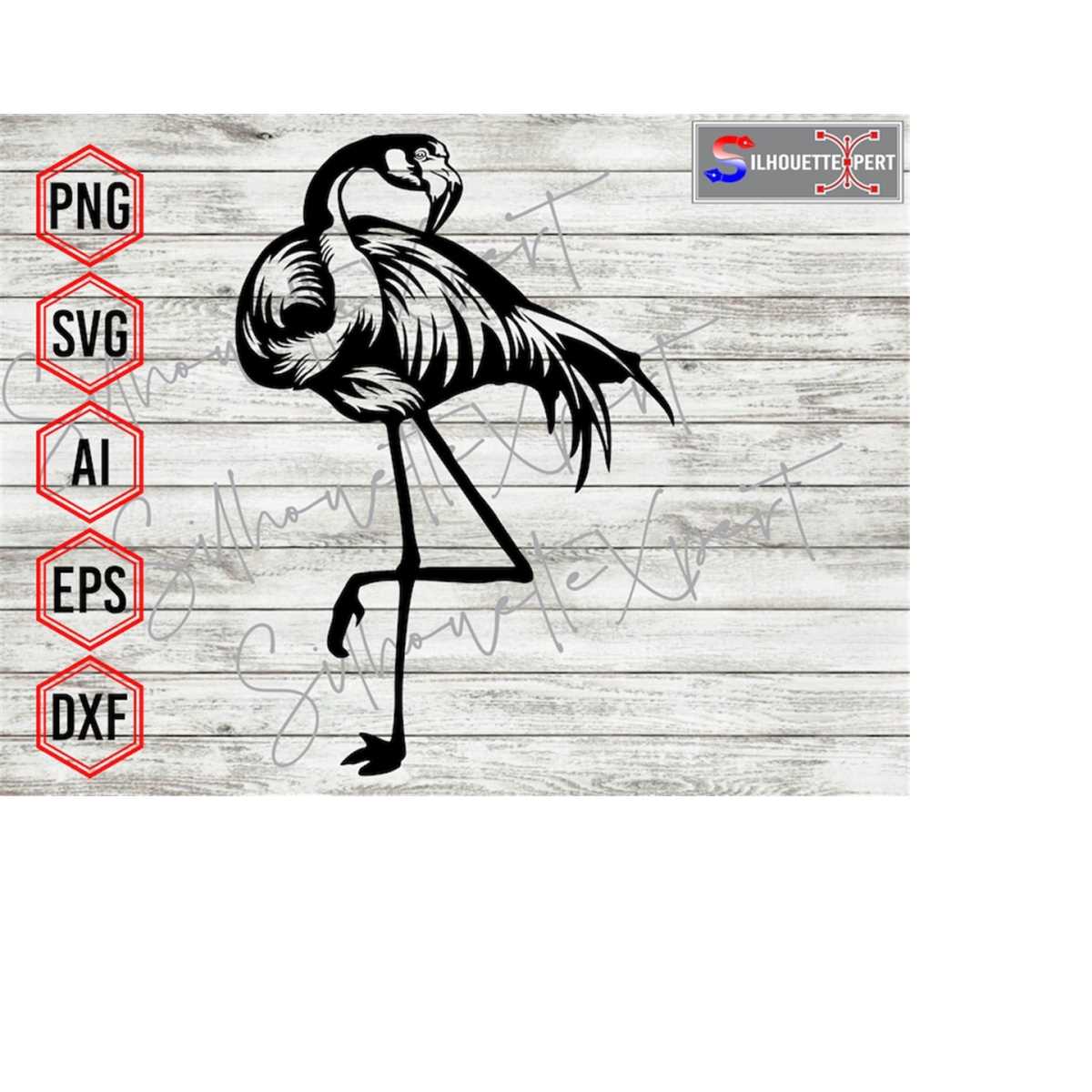 Flamingo Silhouette, Flamingo svg, Summer svg - Clipart, Cri - Inspire ...