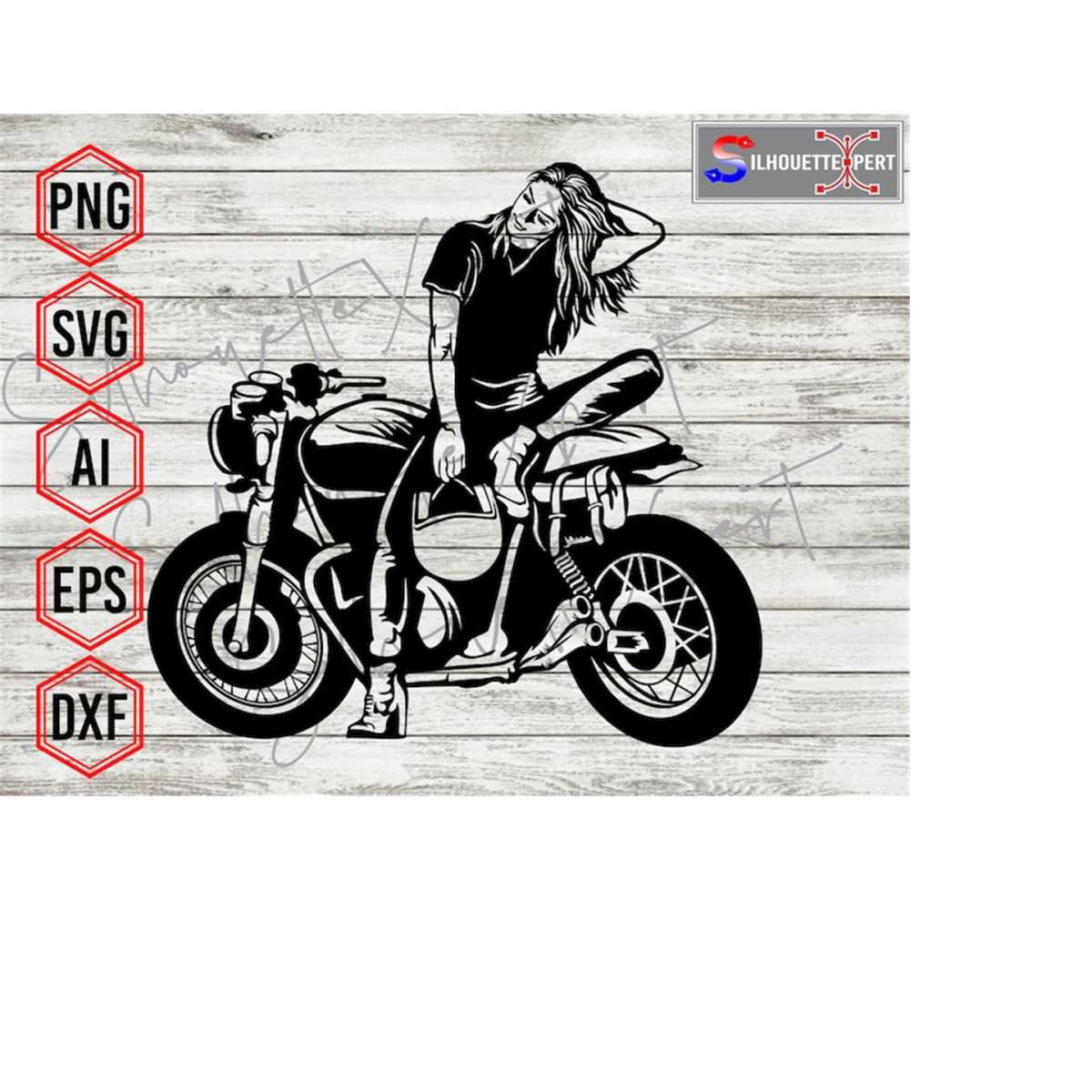Lady Rider svg, Motorcycle svg, Racing svg, Girl Rider svg - - Inspire ...