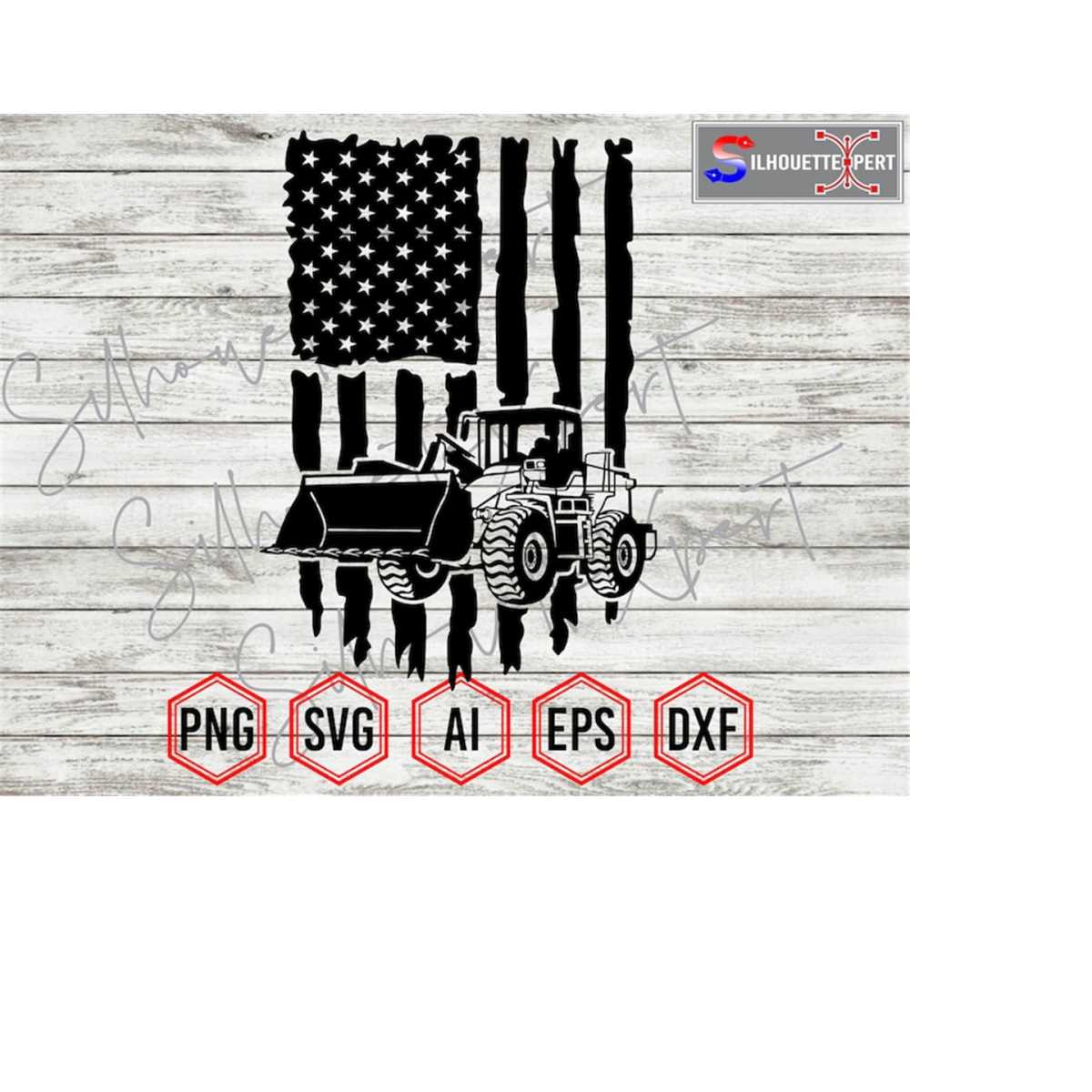 American Wheel Loader svg, Heavy Equipment svg, Construction - Inspire ...