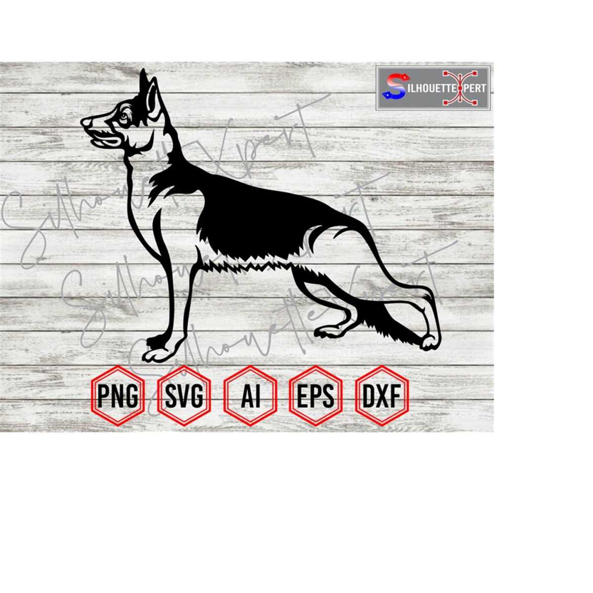 Belgian Malinois Silhouette 5, Belgian Malinois svg, Belgian - Inspire ...