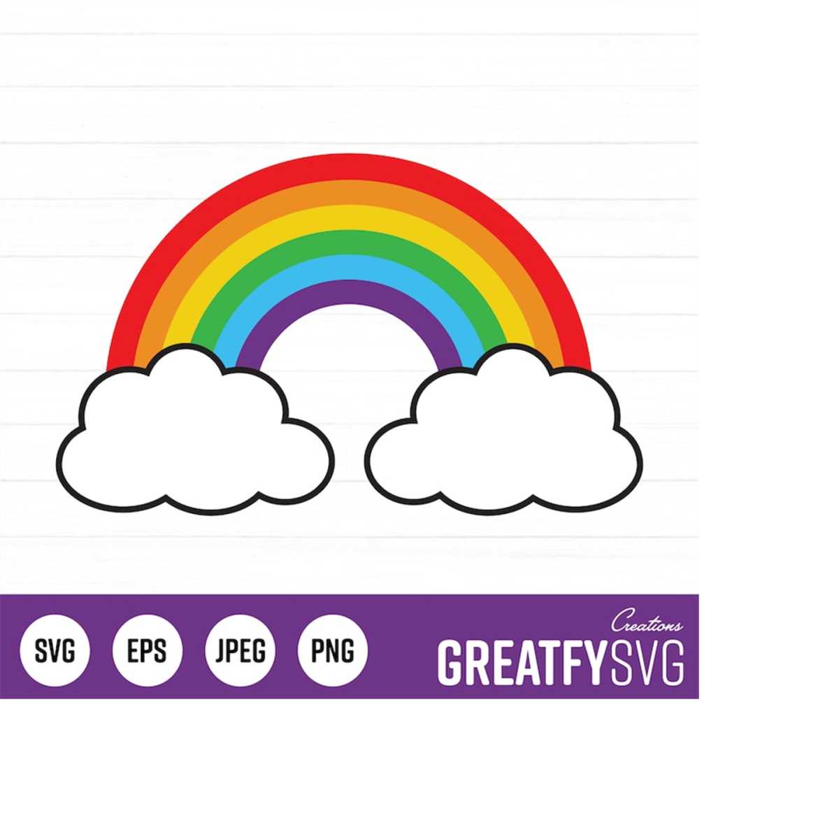 Rainbow Svg. Rainbow Cut File Svg Rainbow Cricut Print Rain - Inspire ...