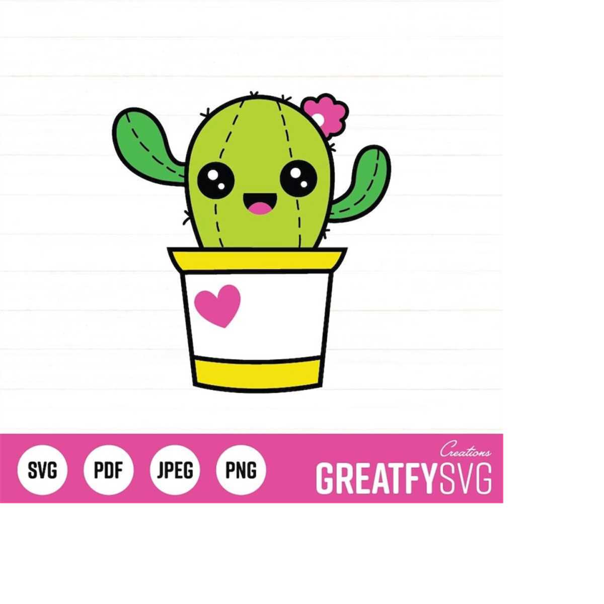 Cactus Svg. Cacti Svg. Succulent Svg. Plant Svg. Green Plant - Inspire ...