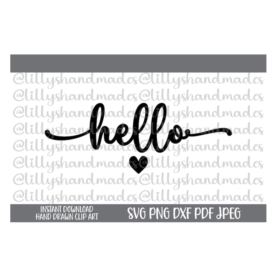 Hello Svg, Hello Png, Welcome Svg, Hello Clipart, Hello Vect - Inspire ...