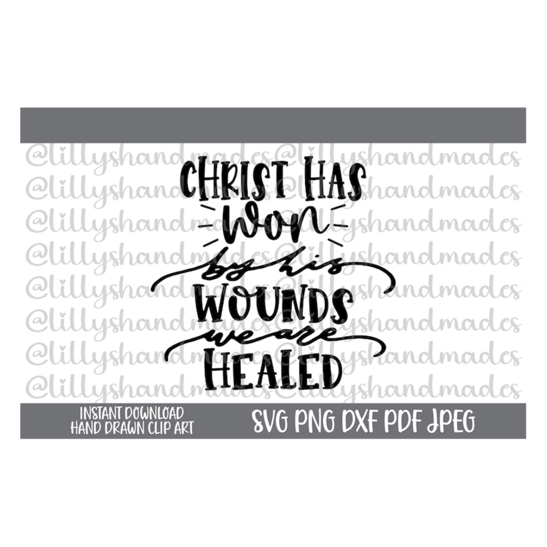He Is Risen Svg, Christ Has Won Svg, Walk by Faith Svg, Fait | Inspire ...