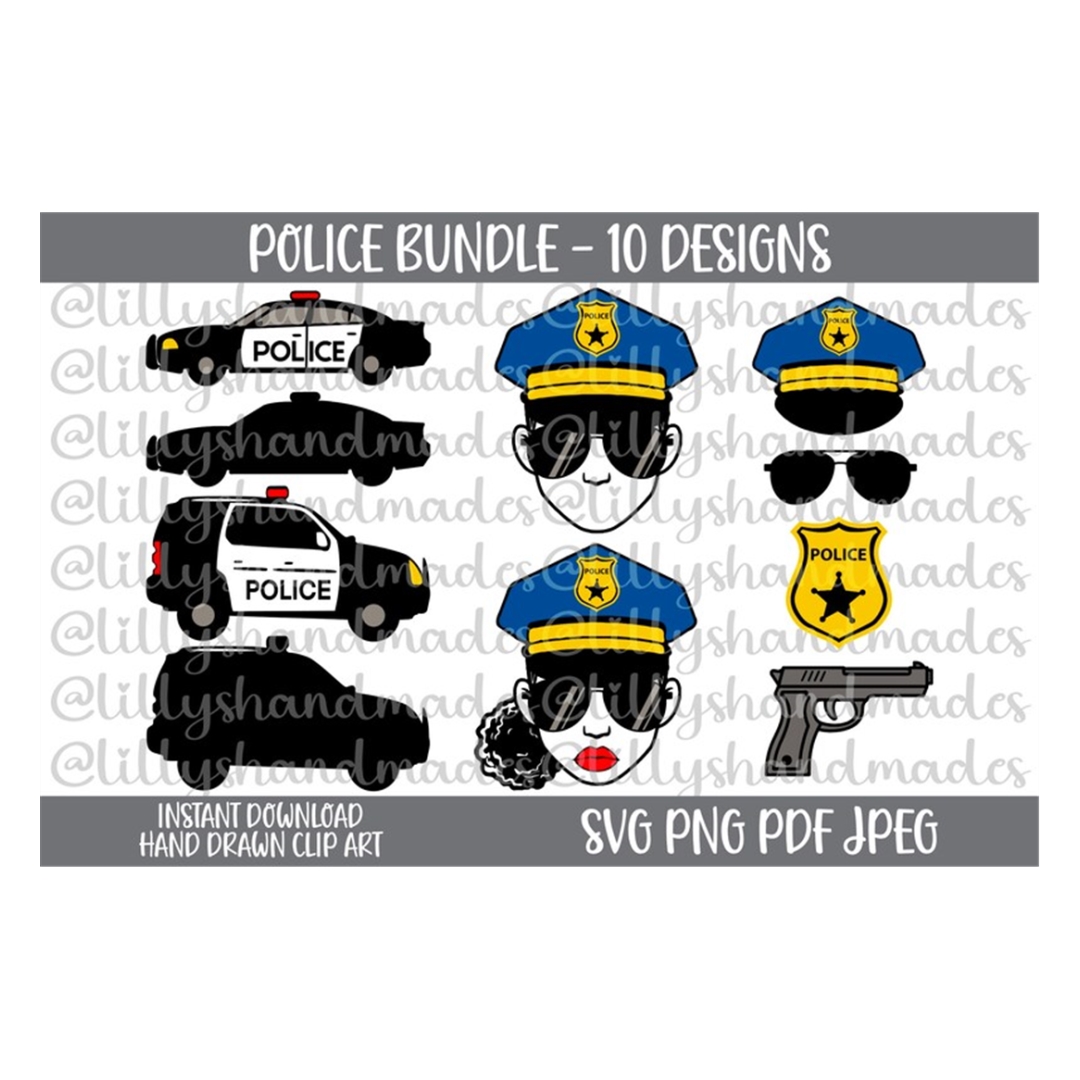 Police Svg Police Car Svg, Police Badge Svg Police Officer S - Inspire ...