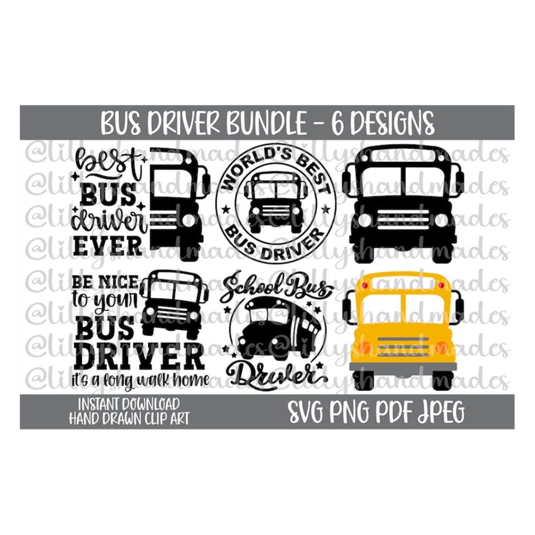 School Bus Svg, Bus Driver Svg, School Bus Png, Bus Driver P - Inspire ...