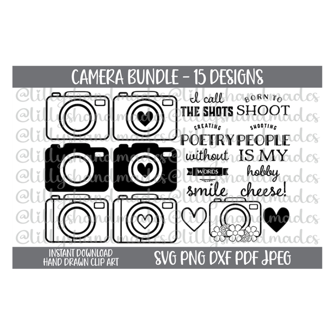 Camera Svg File, Camera Png, Camera Clipart, Photography Svg | Inspire ...