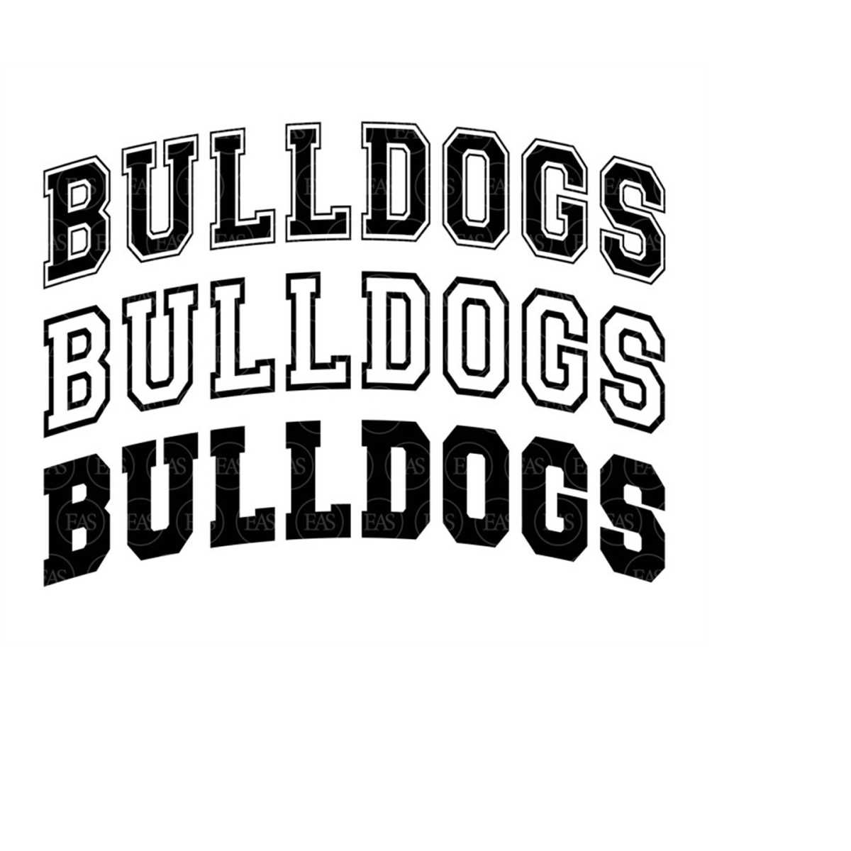 Bulldogs Svg, Bulldogs Arched Varsity Font, Go Bulldogs Svg, | Inspire ...