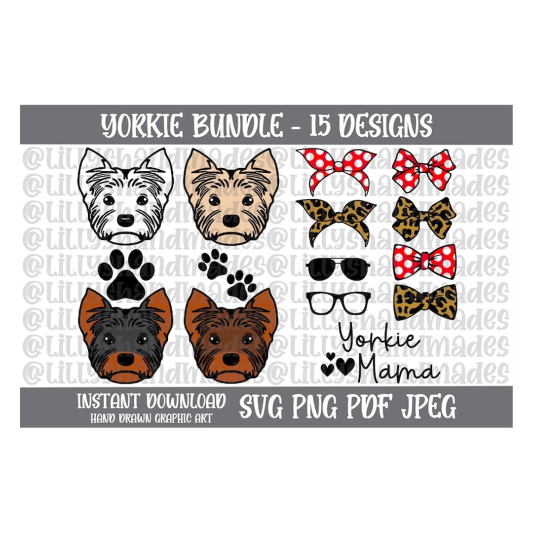 Yorkie Svg Yorkshire Terrier Svg, Yorkie Clipart, Yorkshire | Inspire ...