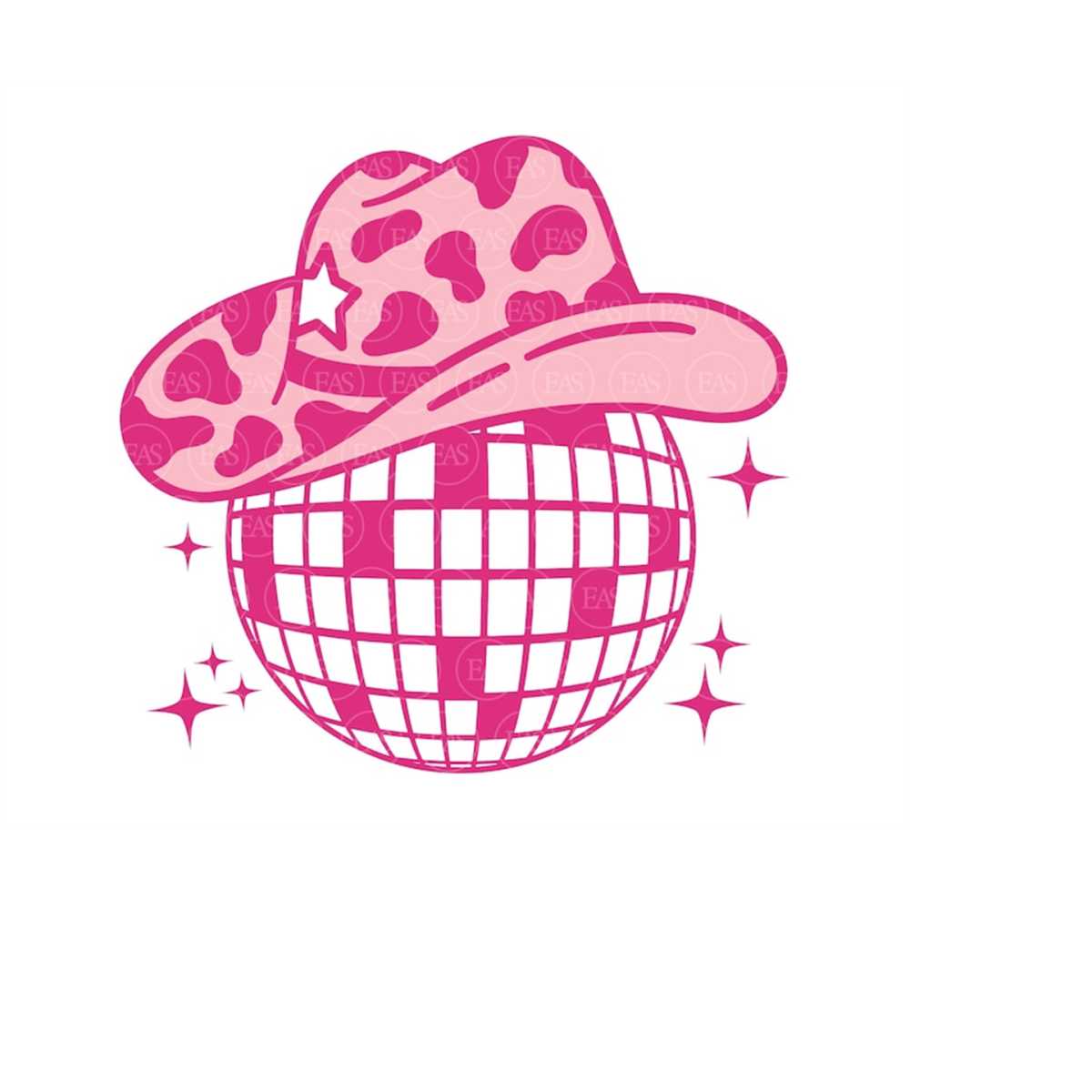 Disco Ball Svg, Cowgirl Hat Svg, Nashville Svg, Nash Bash Sv - Inspire ...