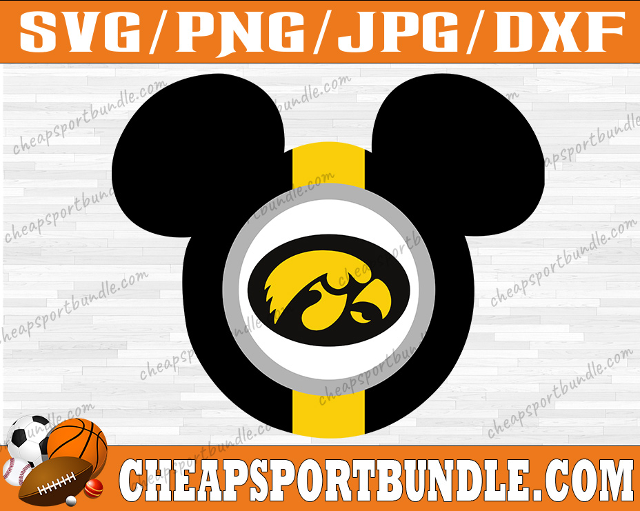 Iowa Hawkeyes Mickey svg, Iowa Hawkeyes Svg, N C A A Teams s | Inspire ...