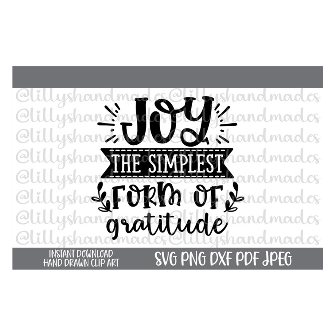 Joy Svg, Gratitude Svg, Be Grateful Svg, Thankful Svg, Bless | Inspire ...