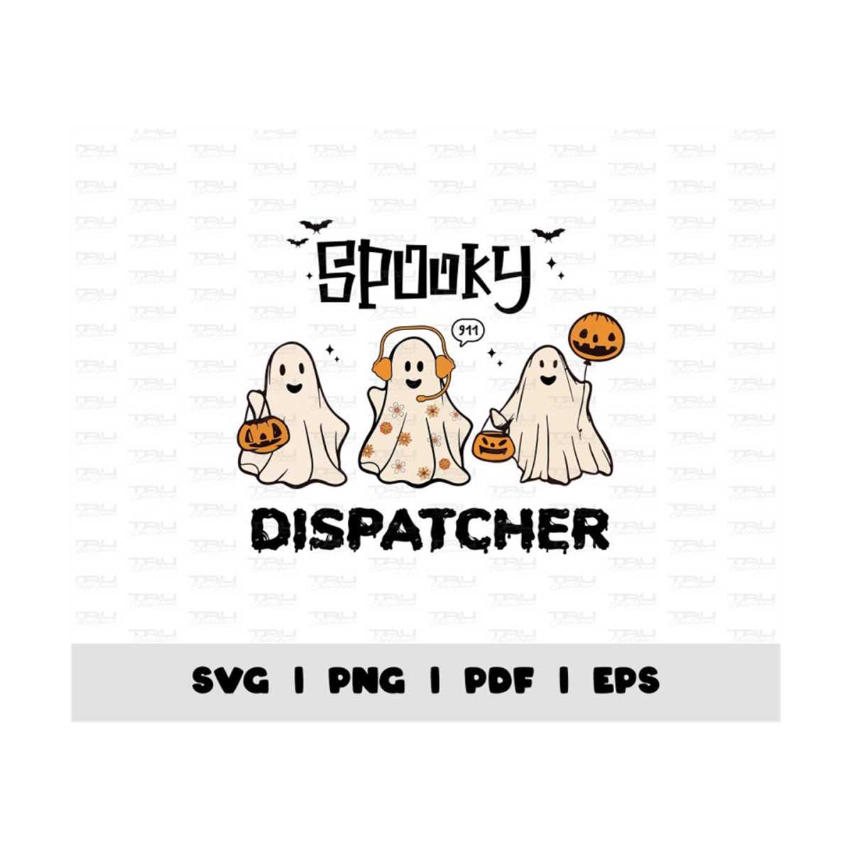 Dispatcher Halloween Png Svg, Spooky Halloween Dispatch Png, | Inspire ...