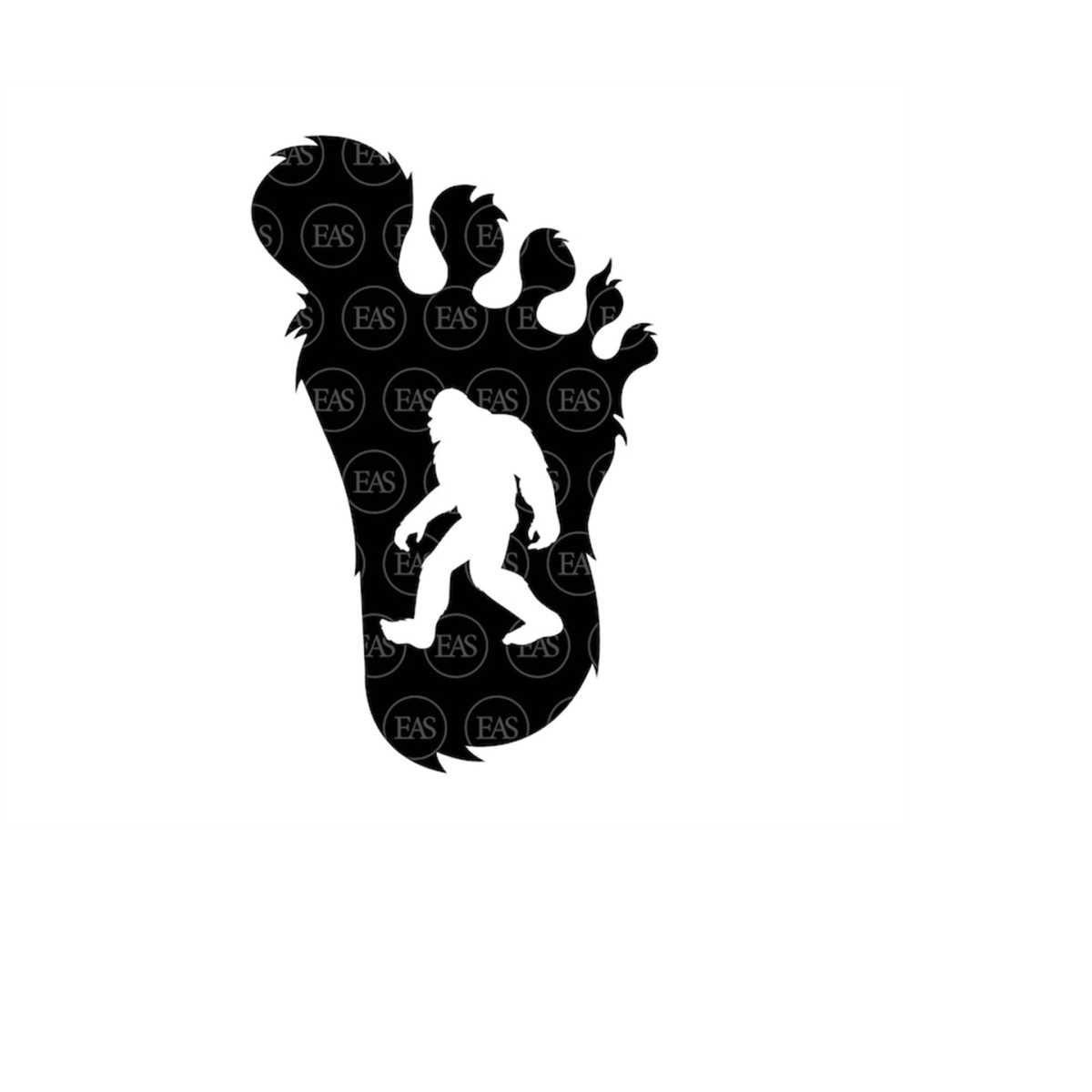 Yeti Svg, Big Foot Svg, Bigfoot Svg, Sasquatch Svg. Vector C | Inspire ...