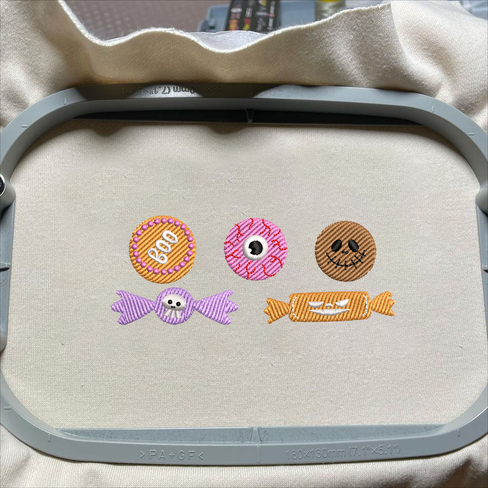 Halloween Sugar Cookie Embroidery Machine Design, Bake Cooki | Inspire ...