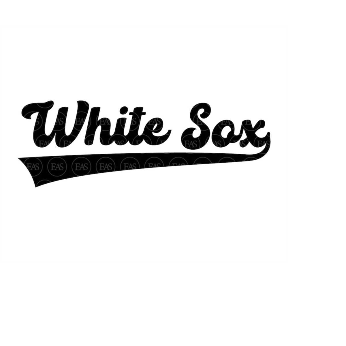 White Sox Baseball Svg, Go White Sox Svg, Retro Jersey Font, | Inspire ...