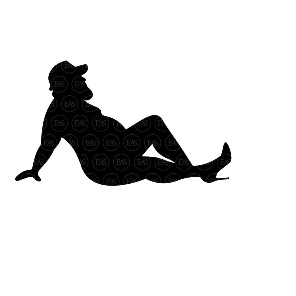 Thick Sexy Curvy Mudflap Guy Svg, Fat Chubby Man Svg, Trucke - Inspire ...