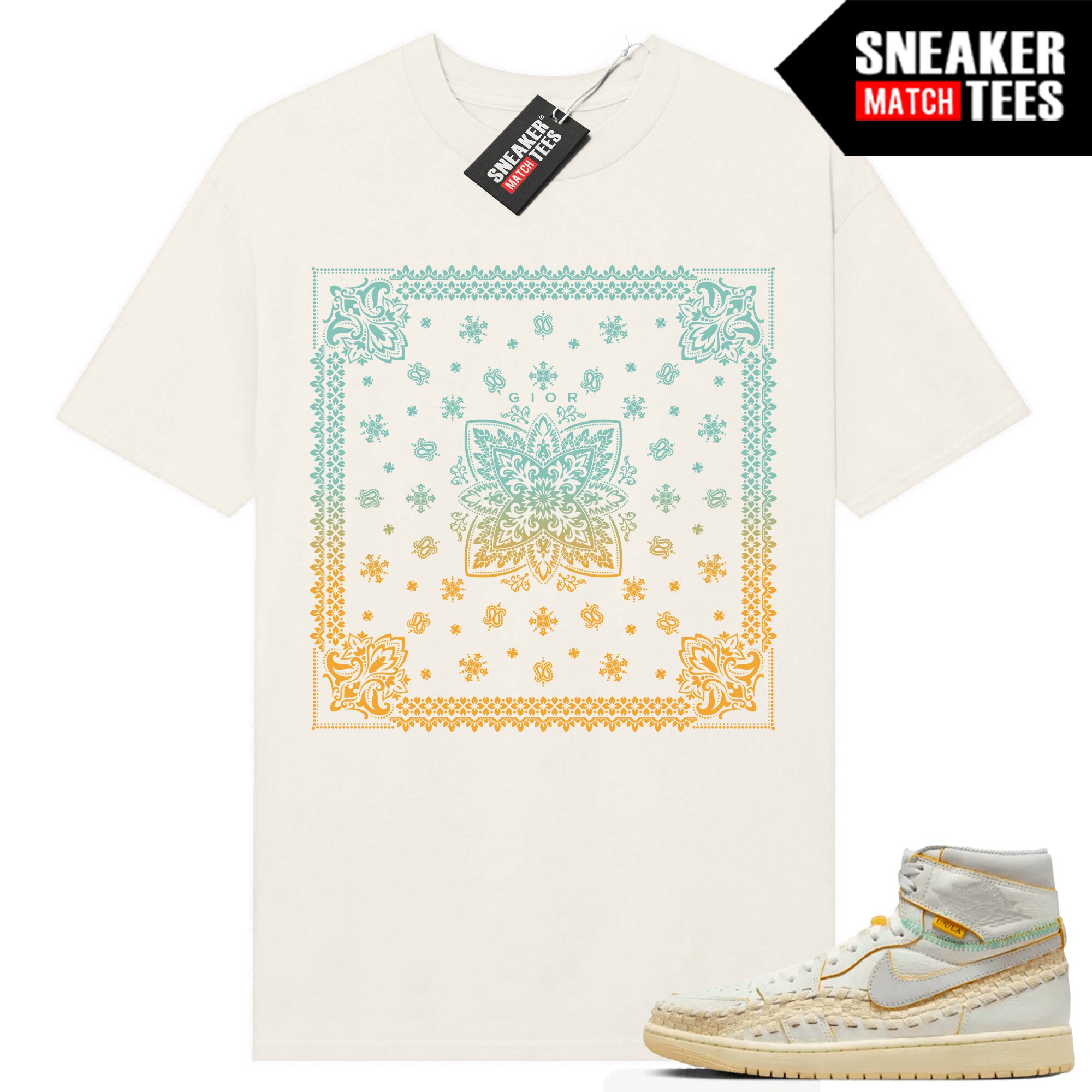 Union LA x BBS 1s Shirts to match Sneaker Match Tees Sail Pa - Inspire ...