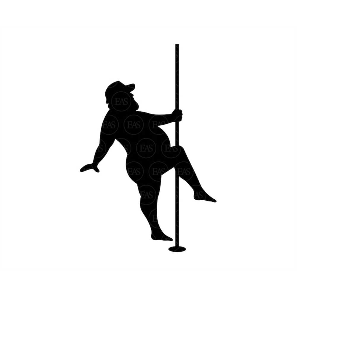 Thick Sexy Curvy Mudflap Guy Svg, Pole Dancer, Stripper Fat - Inspire ...