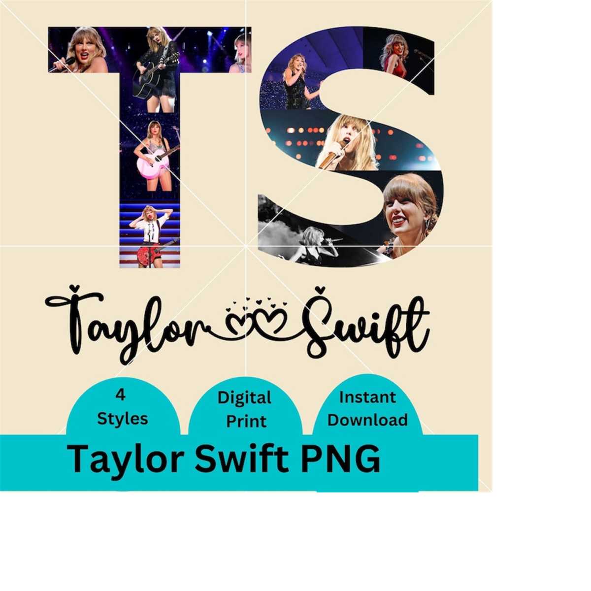 Taylor Swift PNG - Swiftie Digital Print, Concert Png Instan | Inspire ...
