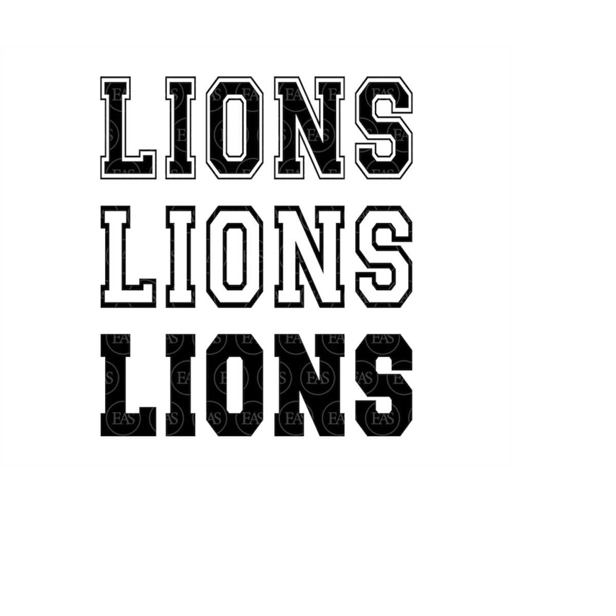 Lions Svg, Lions Varsity Font, Go Lions Svg, Lions Jersey, L - Inspire ...