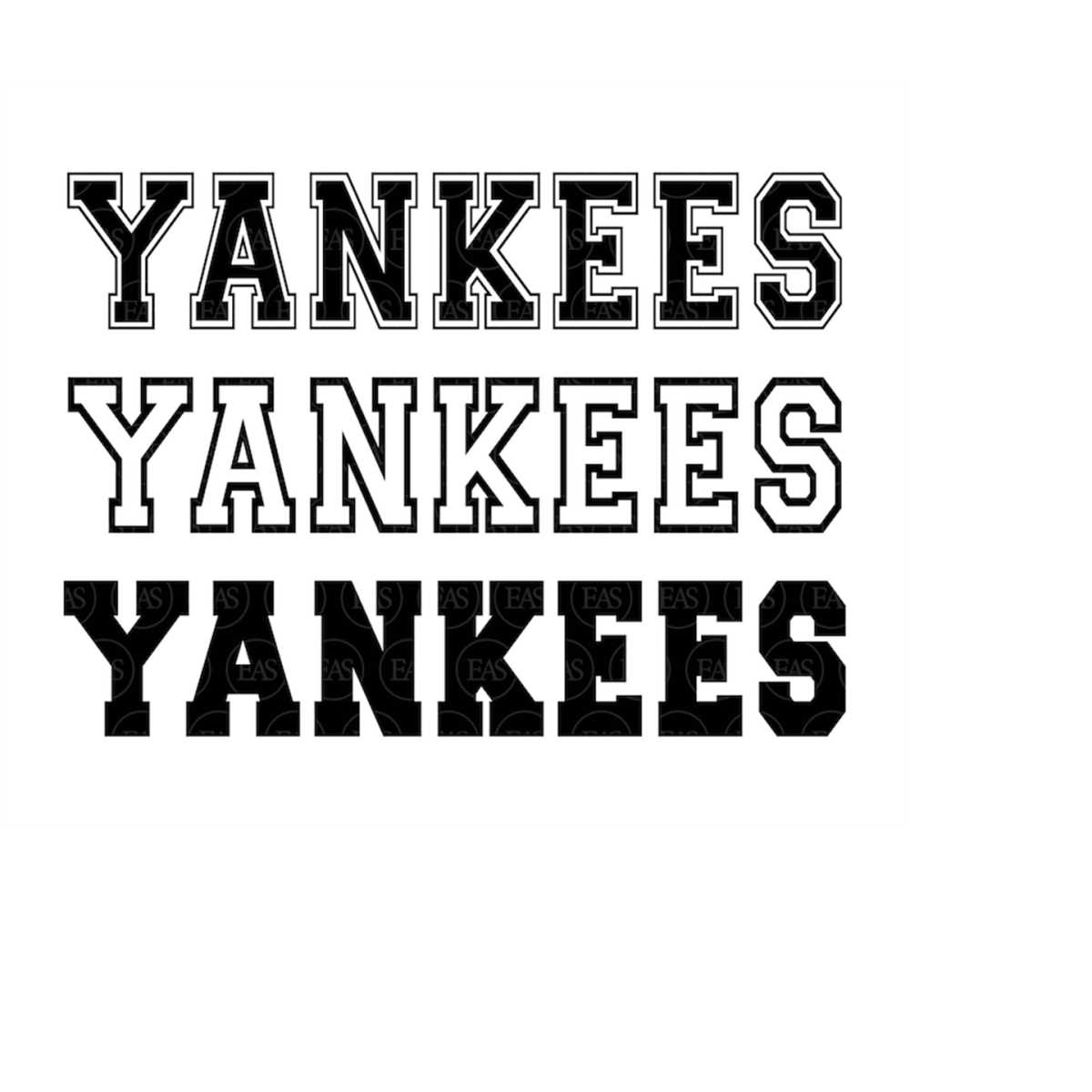 Yankees Svg, Yankees Varsity Font, Go Yankees Svg, Yankees J | Inspire ...