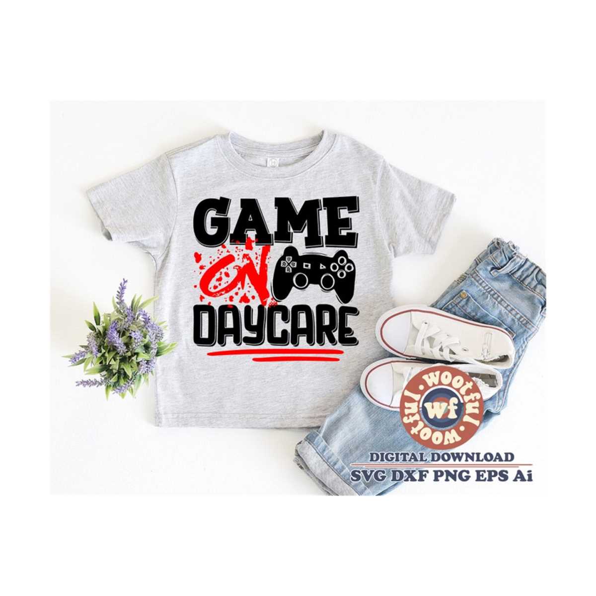 Game on Daycare svg, Daycare svg, Back to School svg, Hello - Inspire ...